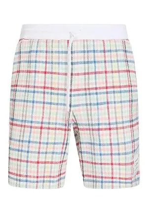 THOM BROWNE Gingham Cotton-Blend Tweed Shorts