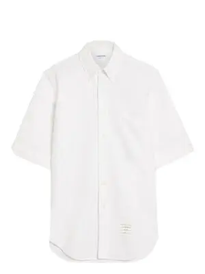 Thom Browne Cotton Oxford Shirt - White