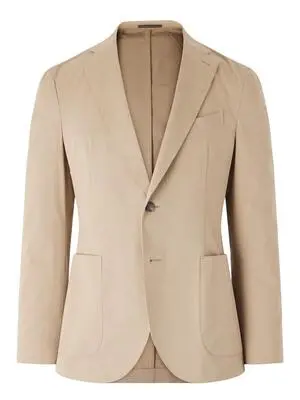 SLOWEAR Cotton-blend Suit Jacket - Neutrals
