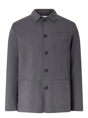 Altea Constantin Virgin Wool Overshirt - Gray