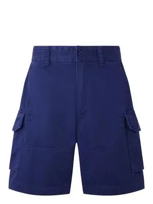 Polo Ralph Lauren Gellar Straight-leg Cotton-canvas Cargo Shorts - Blue