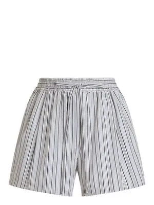Dolce & Gabbana Striped Poplin Culottes Shorts - Multicolor