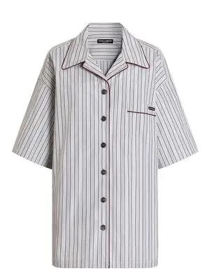 Dolce & Gabbana Striped Poplin Shirt - Multicolor