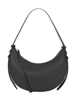 Tory Burch Romy Half Moon Bag - Black