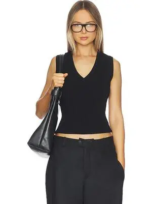 Veronica Beard Sid Sleeveless Pullover - Black