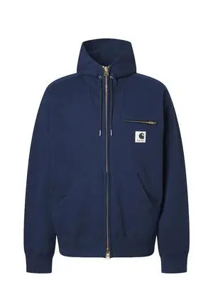 Sacai X Carhartt Cotton Jersey Hoodie - Blue