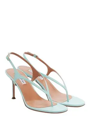 AQUAZZURA Bikini Thong Sandals Blue
