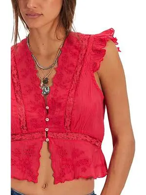 Free People Day Dreamer Sleeveless Top - Festive Jam