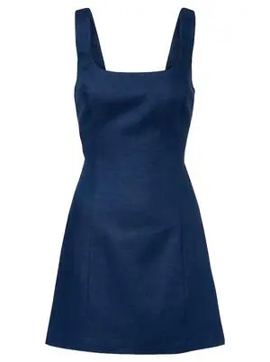Sir The Label Linen Mini Dress - Blue