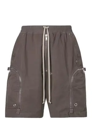 Rick Owens Cotton Shorts - Brown