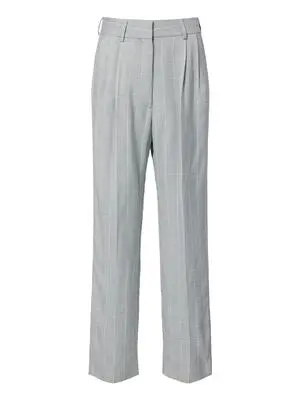 BLAZÉ MILANO Striped Straight Pants - Grey