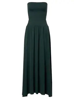 ERES Oda Jersey Crêpe Maxi Dress - Green