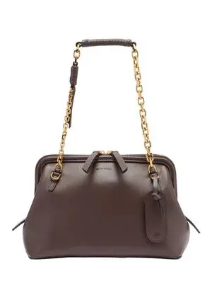Etro Leather Shoulder Bag - Brown