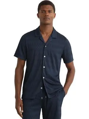 REISS Aleo Shirts Airforce Blue