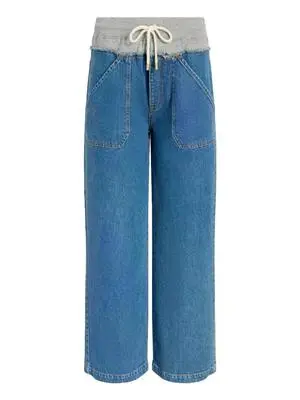 Cinq À Sept Serena Wide-leg Jeans - Blue
