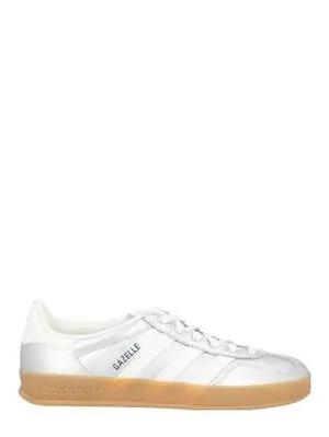 Adidas Originals By Alexander Wang Leather Low-top Sneakers - Silver