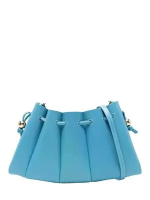THEMOIRE Calipso Drawstring Crossbody Bag - Blue