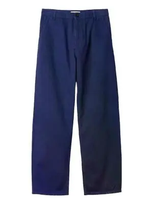 Miu Miu Embroidered Straight Trousers - Blue