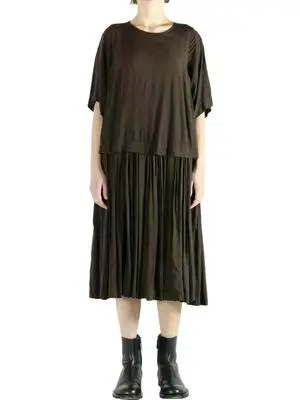 CASEY CASEY Pleated Midi Dress