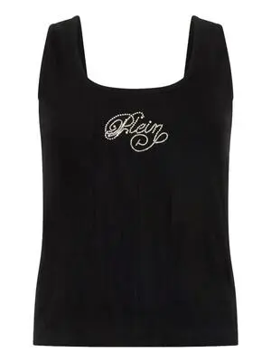 Philipp Plein Open-back Tank Top - Black