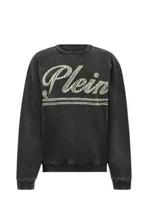 Philipp Plein Strass Embellished Sweatshirt - Black