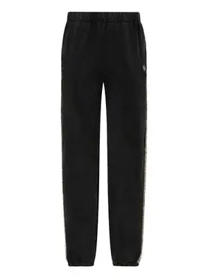 Philipp Plein Strass Embellished Cotton Joggers - Black