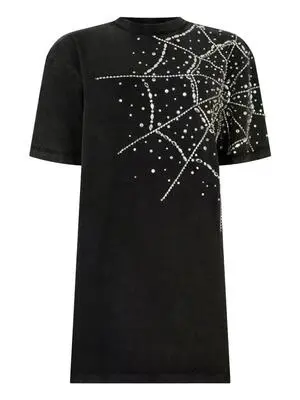 PHILIPP PLEIN Spiderweb-Strass T-Shirt