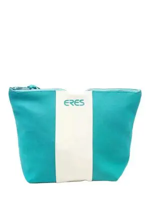 ERES ERES Stripe Zip Pouch Blue