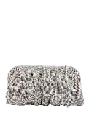 Benedetta Bruzziches Crystal-embellished Clutch - Silver