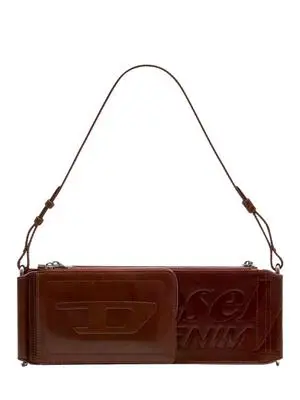 DIESEL® DIESEL® FLAG-D MODULAR SHOULDER BAG Brown