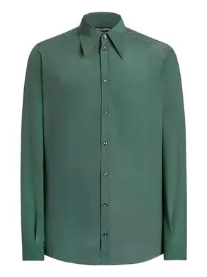 Dolce & Gabbana Silk Crêpe De Chine Shirt - Green
