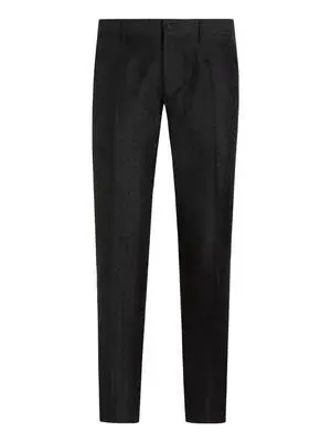 Dolce & Gabbana Patterned Trousers - Black