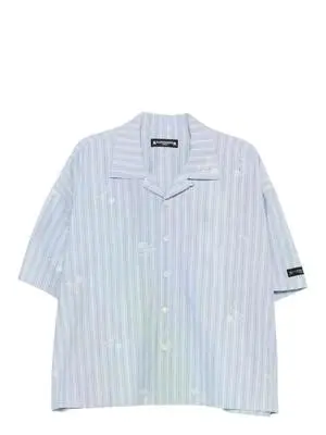 MASTERMIND WORLD Striped Shirt - Blue