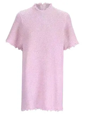 JIL SANDER Woven T-shirt Dress - Pink