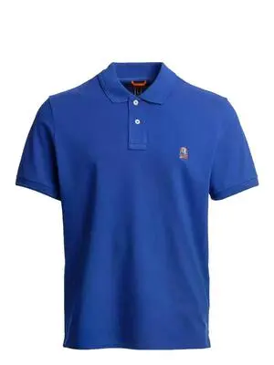PARAJUMPERS Logo-patch Polo Shirt Blue