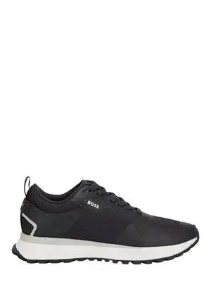Hugo Panelled Sneakers - Black