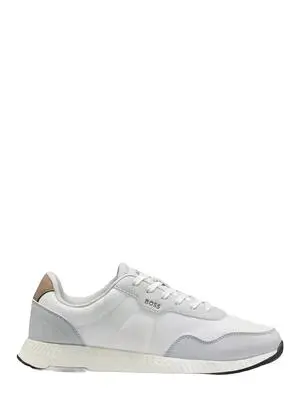 Hugo Titanium Lace-Up Sneakers White