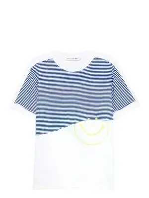Joshua Sanders Striped Cut-out T-shirt - White