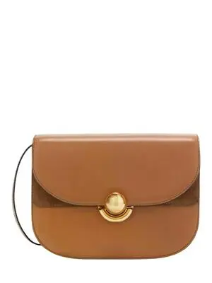 Furla Sfera Leather Shoulder Bag - Brown