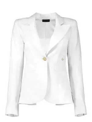 Smythe Smythe Single-Breasted Duchess Blazer White