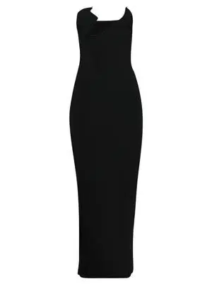 Christopher Esber Odessa Arced Column Midi Dress - Black
