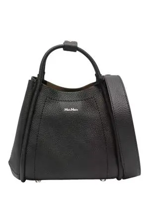 Max Mara Leather Tote Bag - Black
