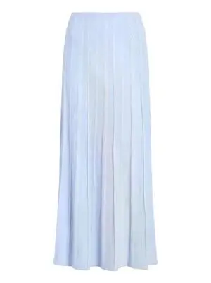 Proenza Schouler White Label Textured Knit Maxi Skirt - Blue