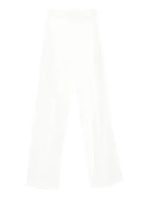 Elisabetta Franchi Flared Trousers - White