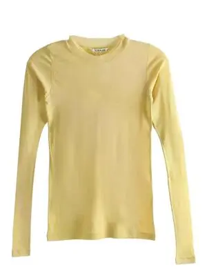 Auralee Long-sleeve T-shirt - Yellow