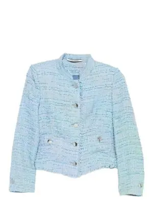 Tagliatore Jacqueline Buttoned Jacket - Blue