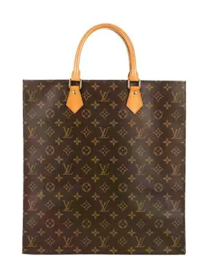 LOUIS VUITTON Monogram Pattern Tote - Brown