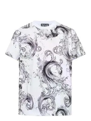 Versace Barocco Print T-shirt - White