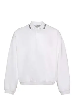 Alexander Wang Long-sleeve Polo Shirt - White