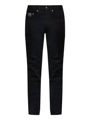 VERSACE Logo Patch Jeans
